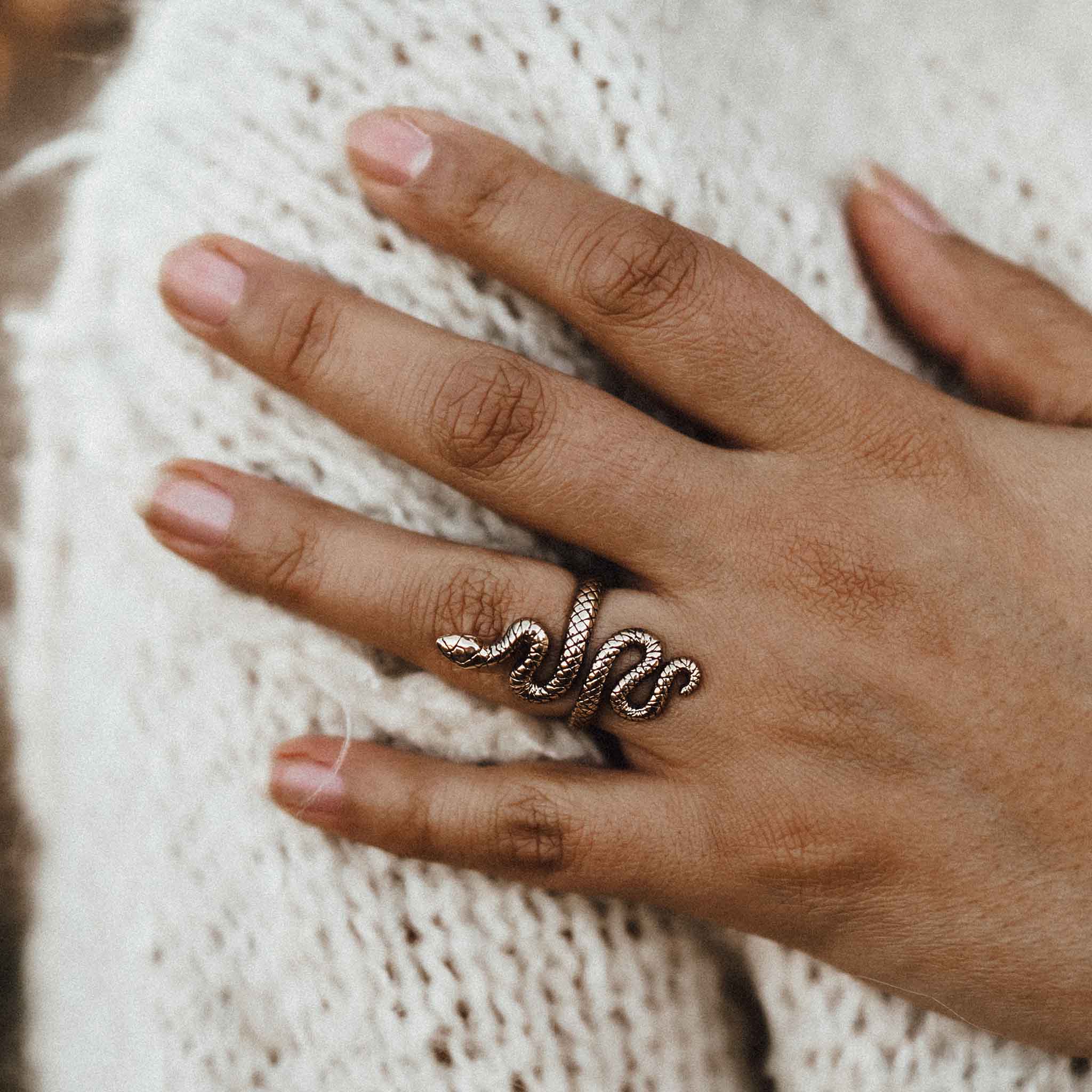 Fingerring Serpent Gold